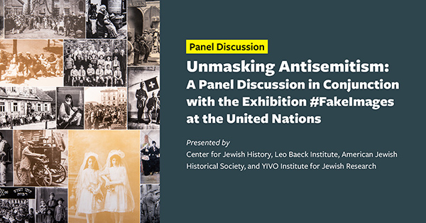 Upcoming Events at the Center for Jewish History